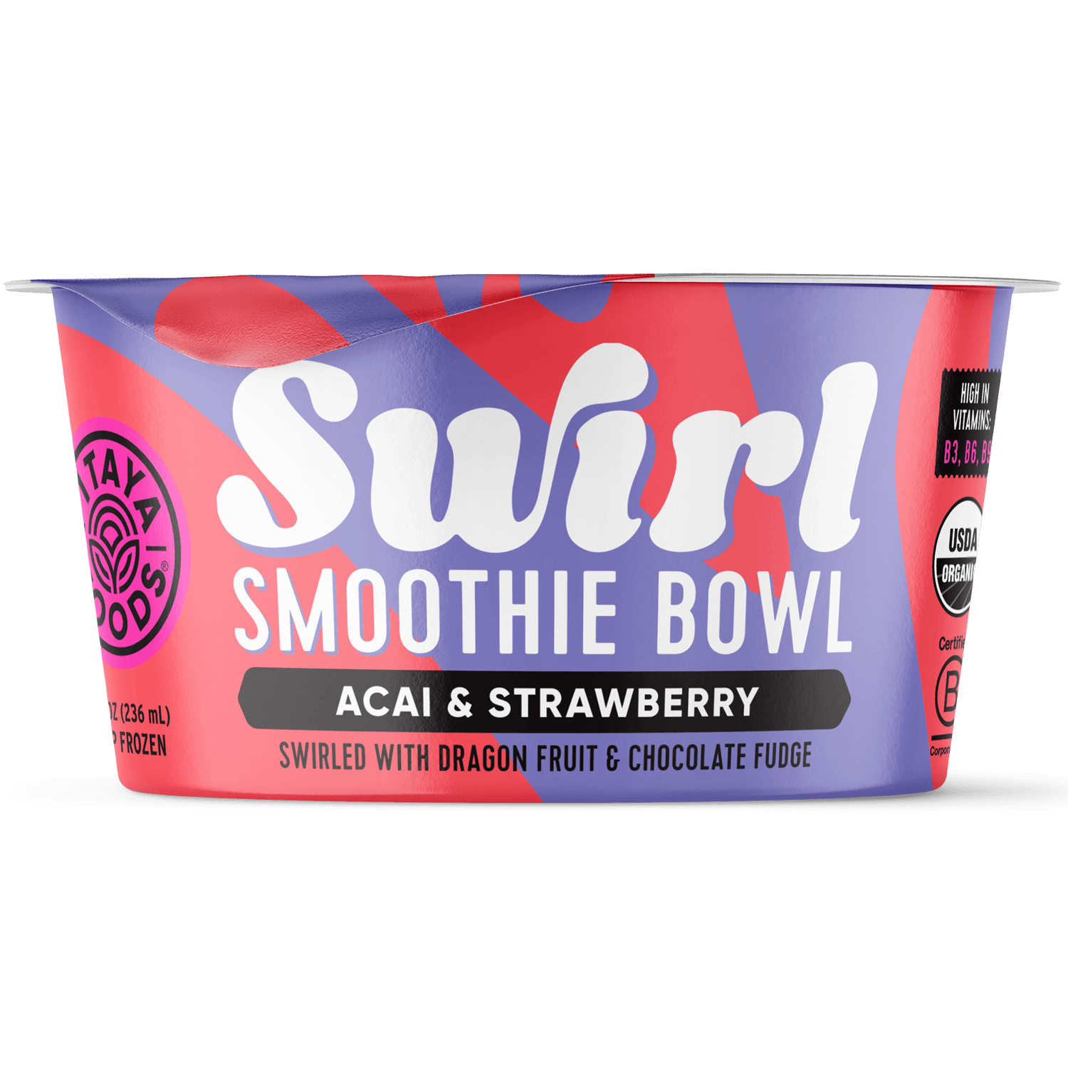 Organic Acai and Strawberry Swirl Bowl
