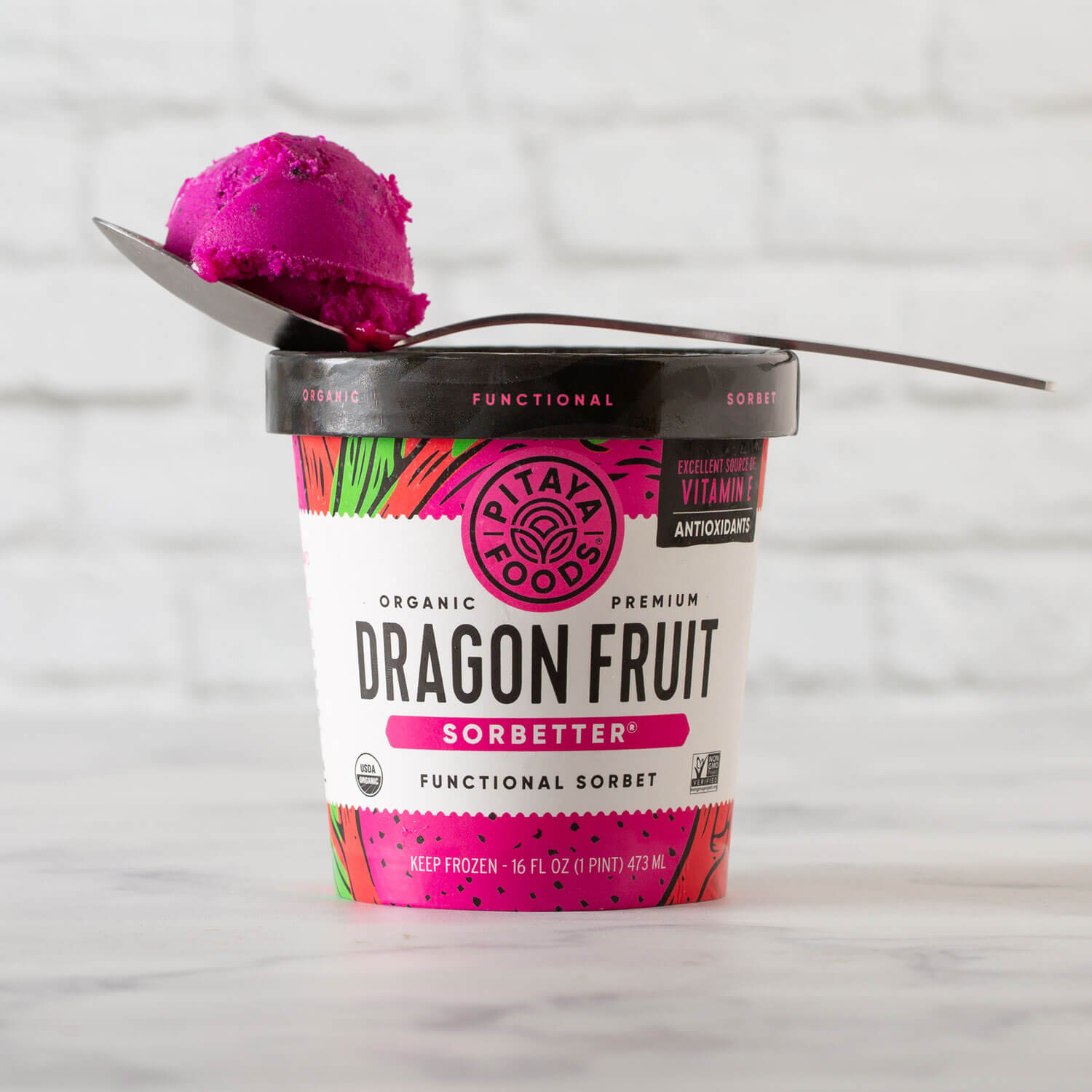 Organic Dragon Fruit Sorbetter® Sorbet Pint