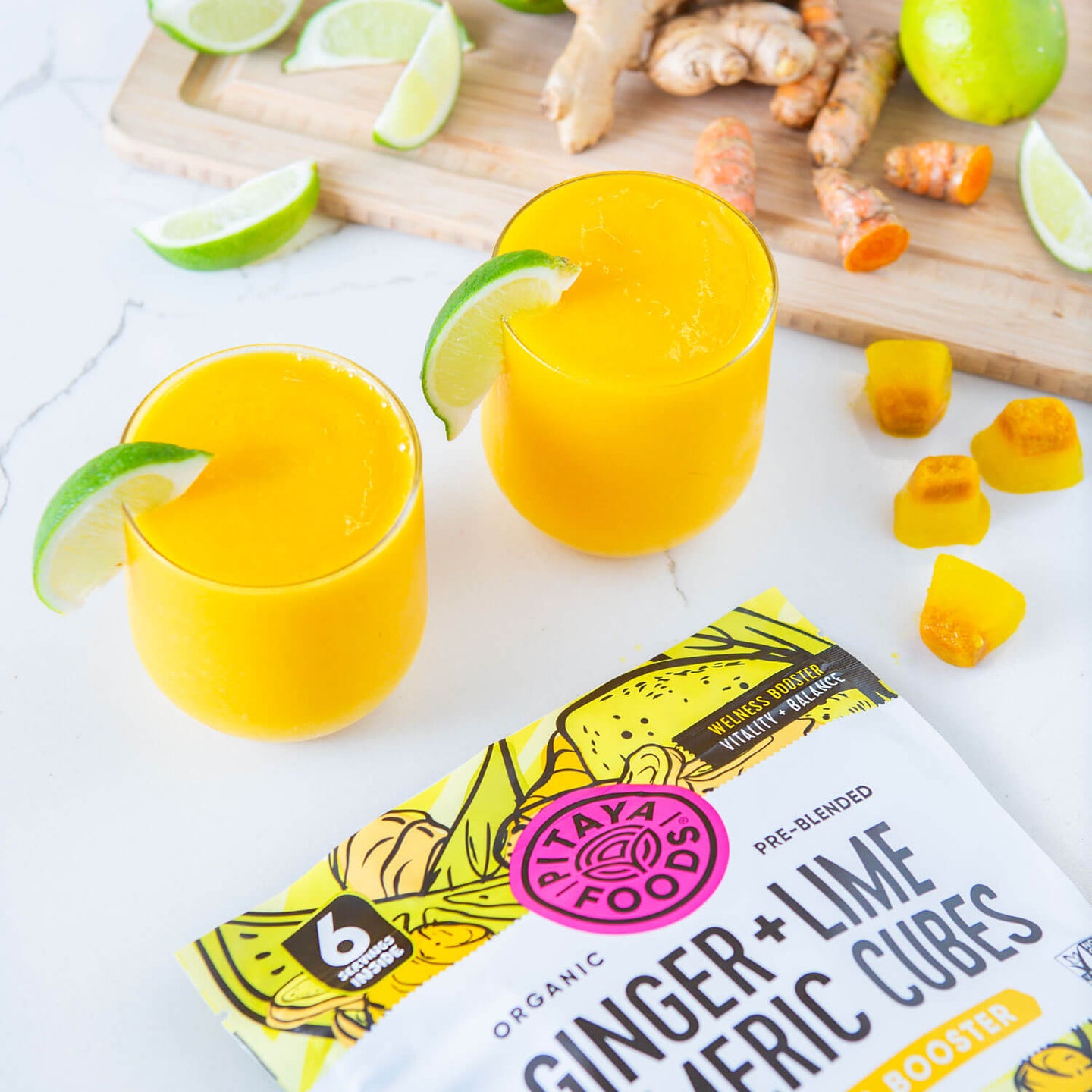 Organic Ginger Lime Turmeric Wellness Booster
